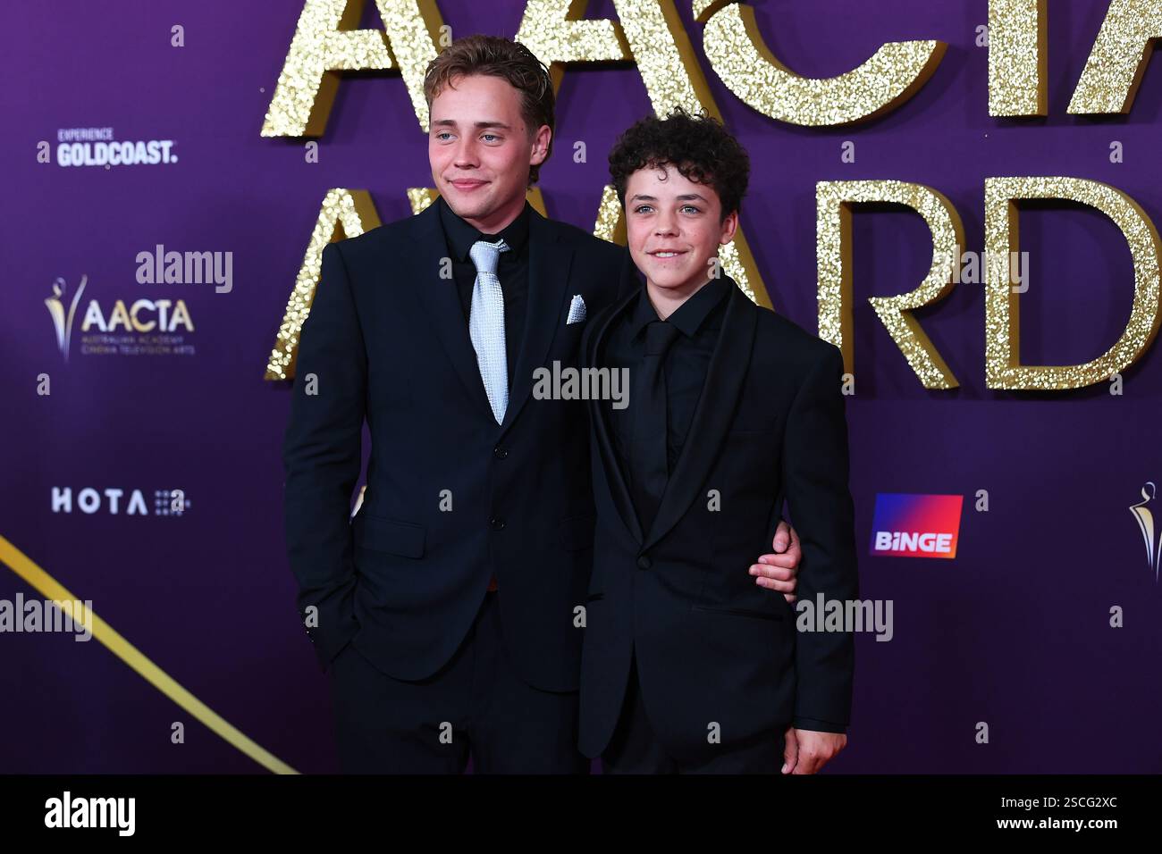 Brisbane, Australia. 07th Feb, 2025. Lee Tiger Halley and Felix Cameron ...