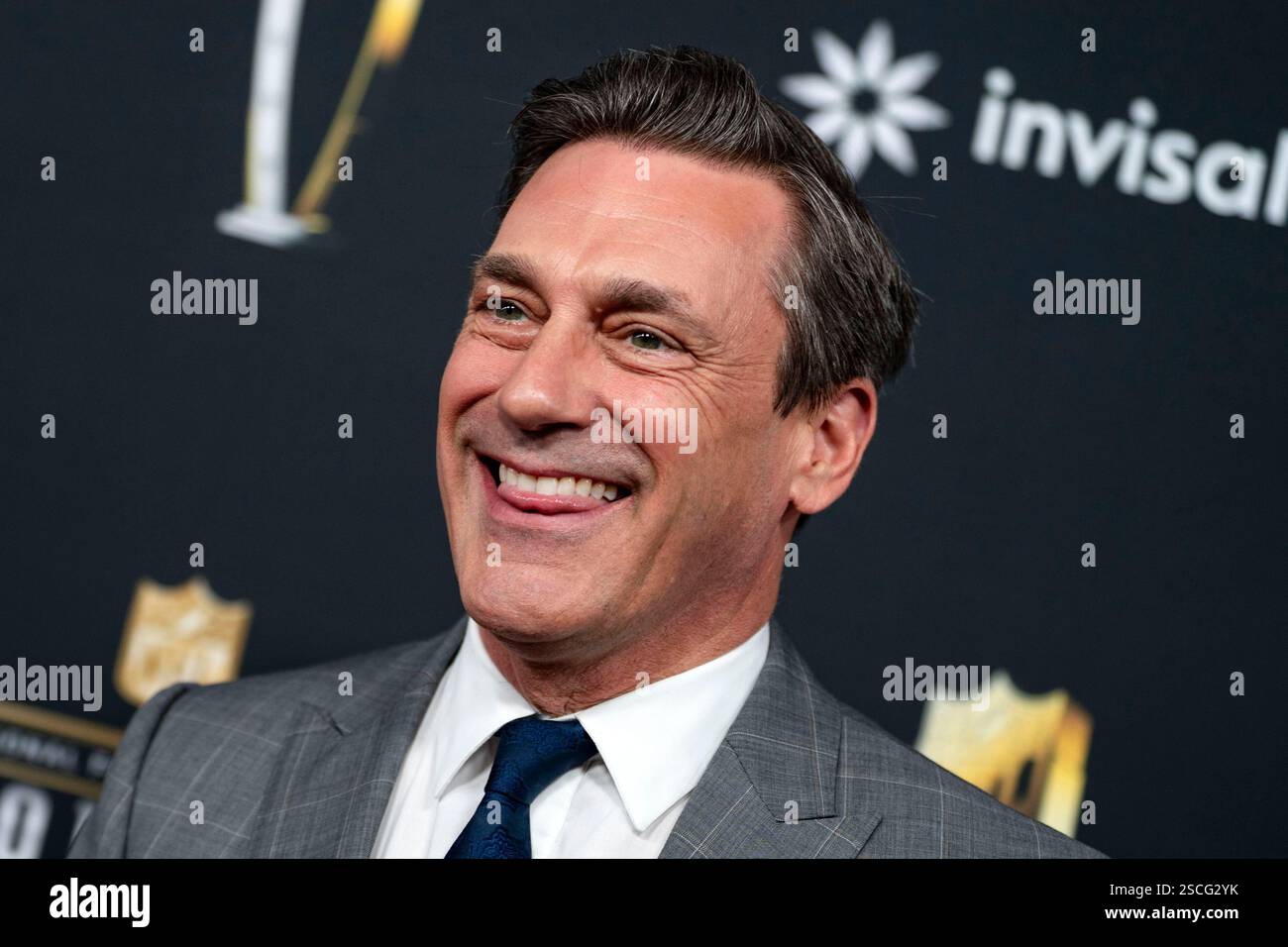 Actor John Ham arrives on the NFL Honors red carpet leading up to Super ...