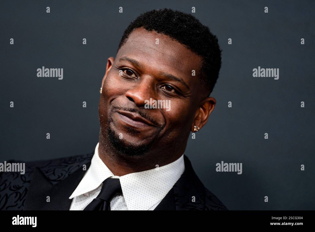 New Orleans, United States. 06th Feb, 2025. Former NFL player LaDainian ...