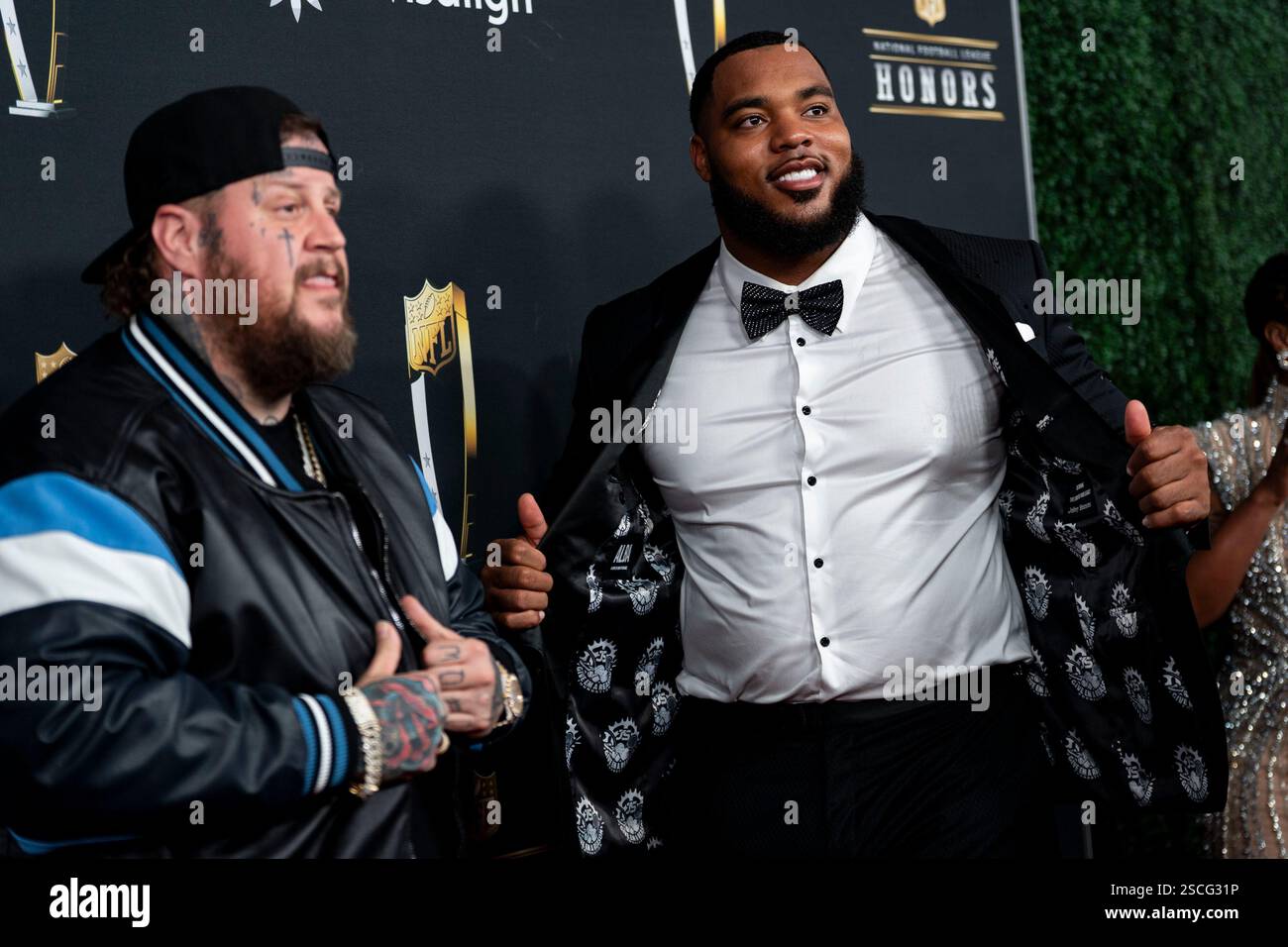 New Orleans, United States. 06th Feb, 2025. Rapper Jelly Roll and ...