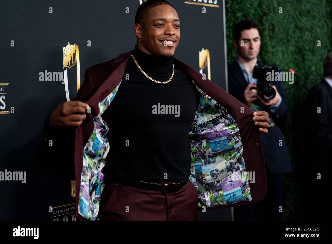 New Orleans, United States. 06th Feb, 2025. Minnesota Vikings fullback ...