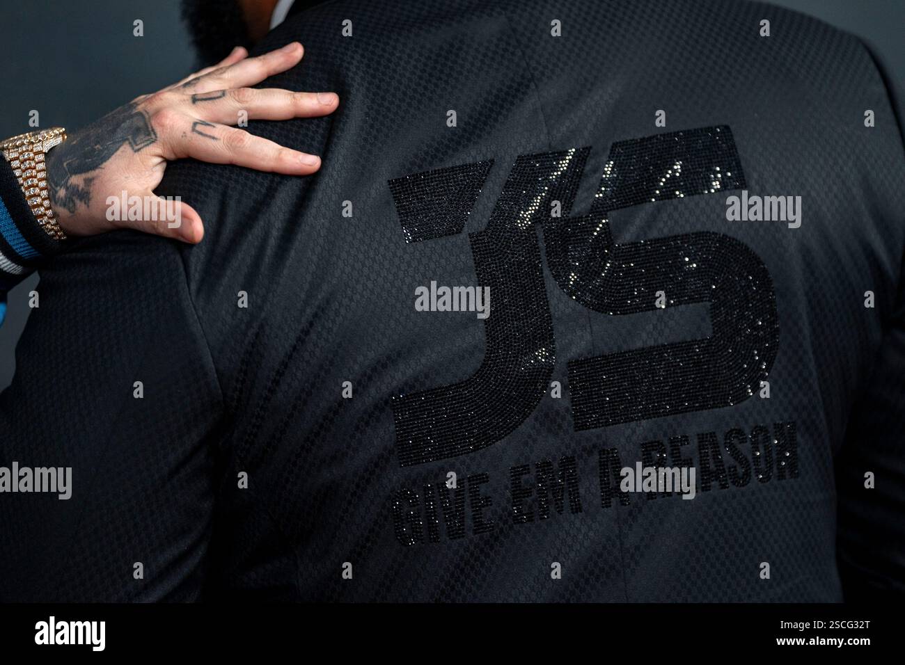 New Orleans, United States. 06th Feb, 2025. Rapper Jelly Roll and ...