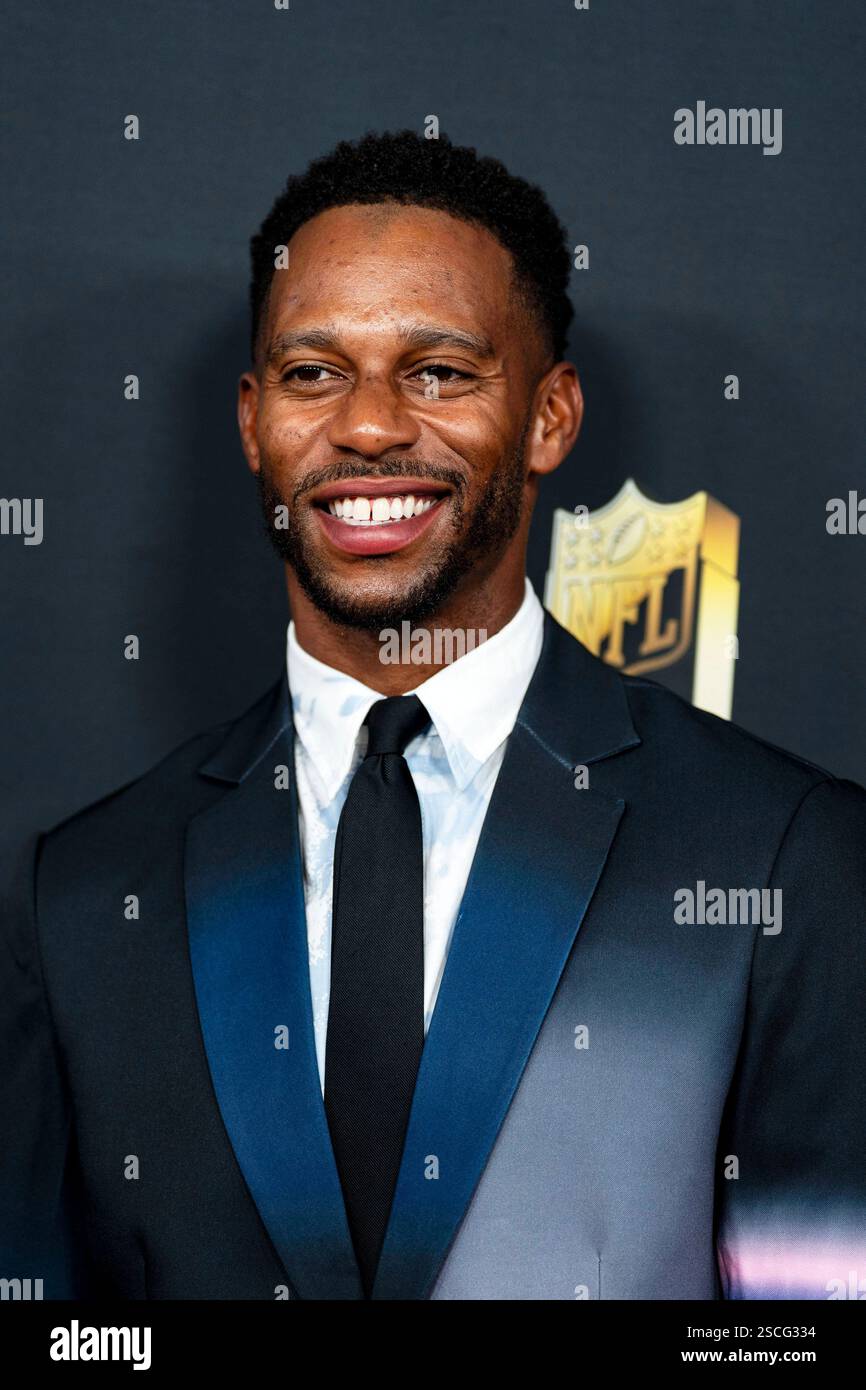 New Orleans, United States. 06th Feb, 2025. Former NFL player Victor ...