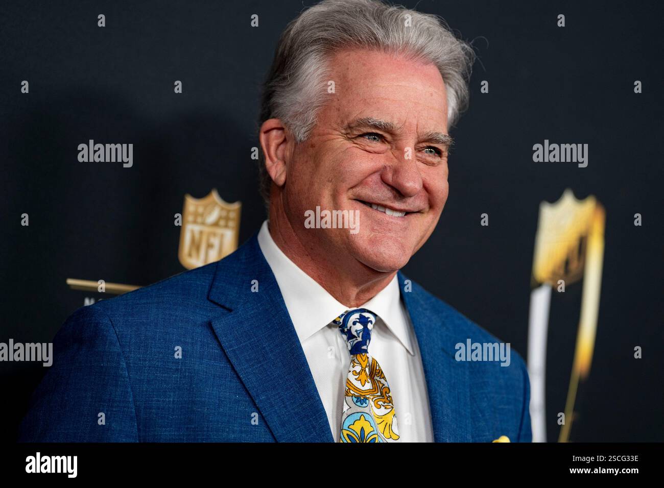 New Orleans, United States. 06th Feb, 2025. Former football coach Steve ...