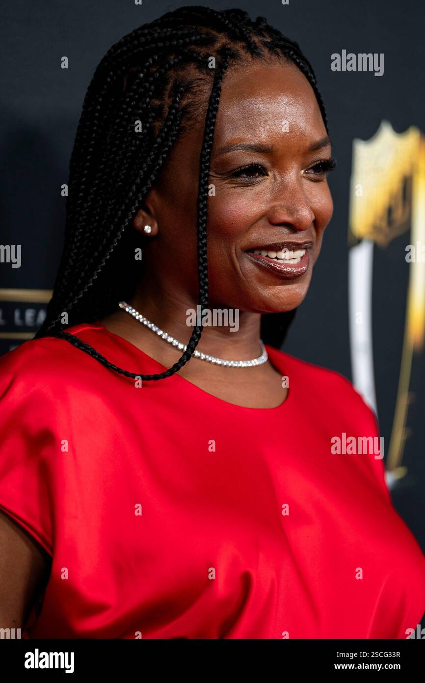 New Orleans, United States. 06th Feb, 2025. Actress Erika Woods arrives ...