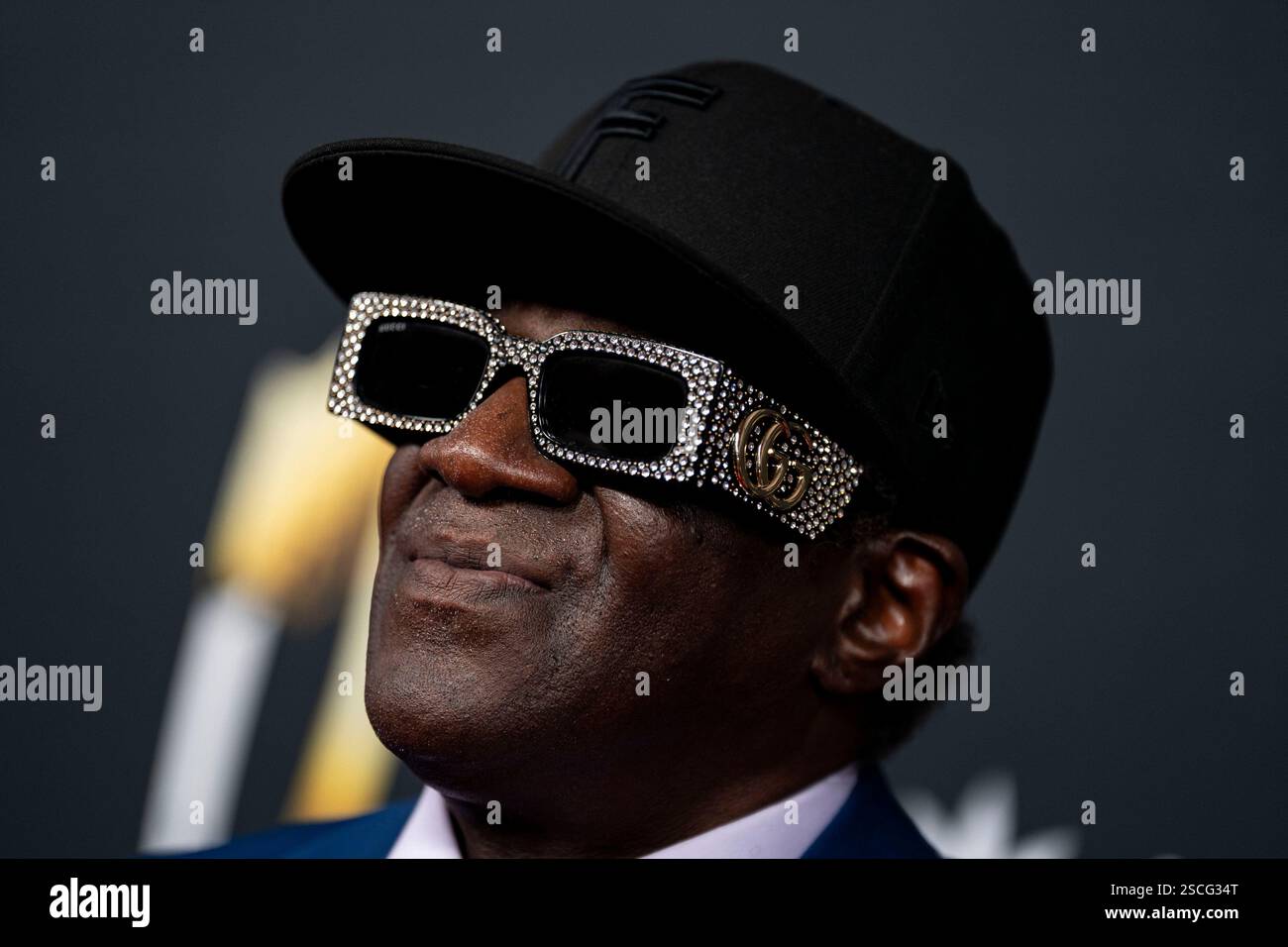New Orleans, United States. 06th Feb, 2025. Rapper Flavor Flav arrives ...