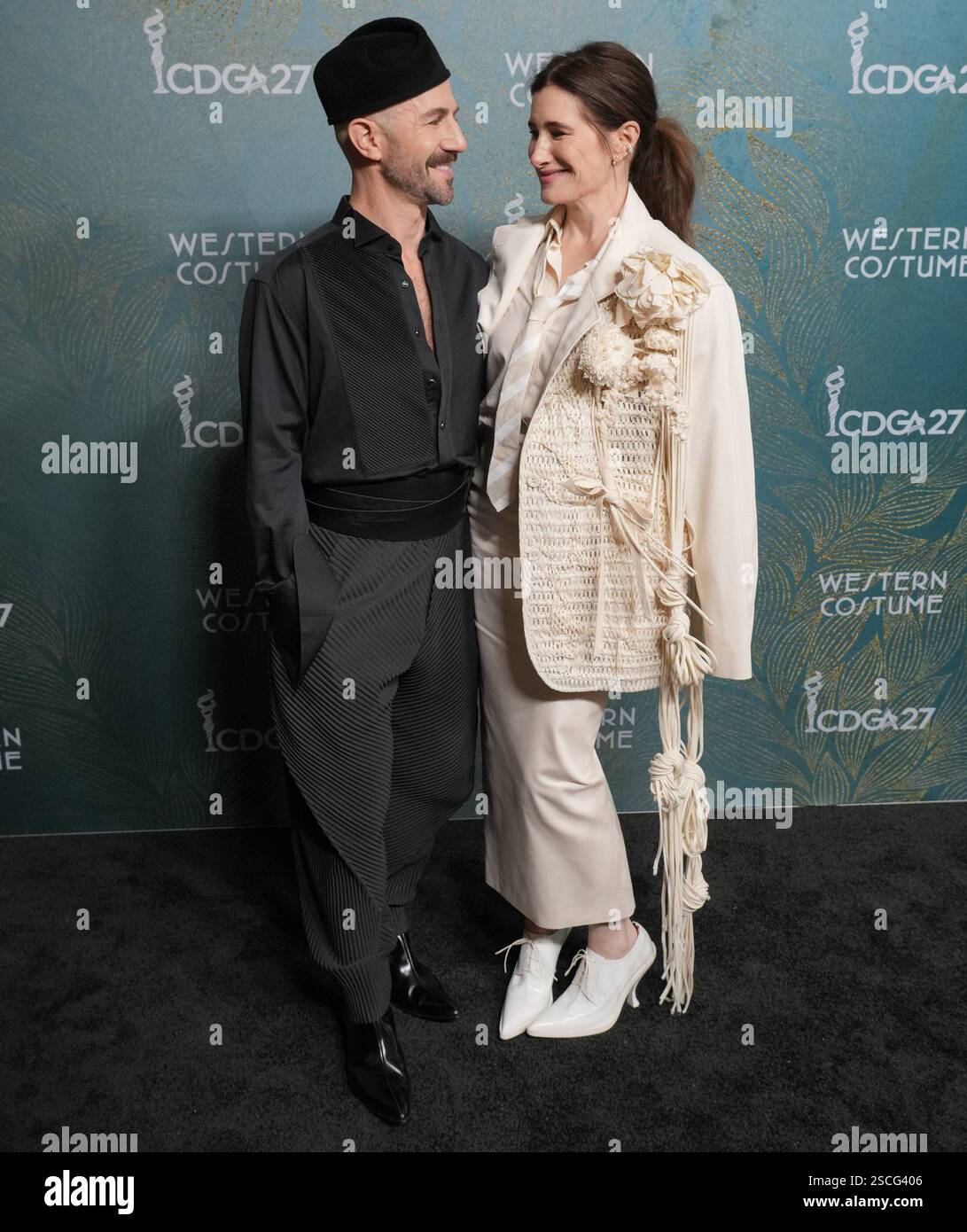 Los Angeles, USA. 06th Feb, 2025. (L-R) Daniel Selon and Kathryn Hahn ...