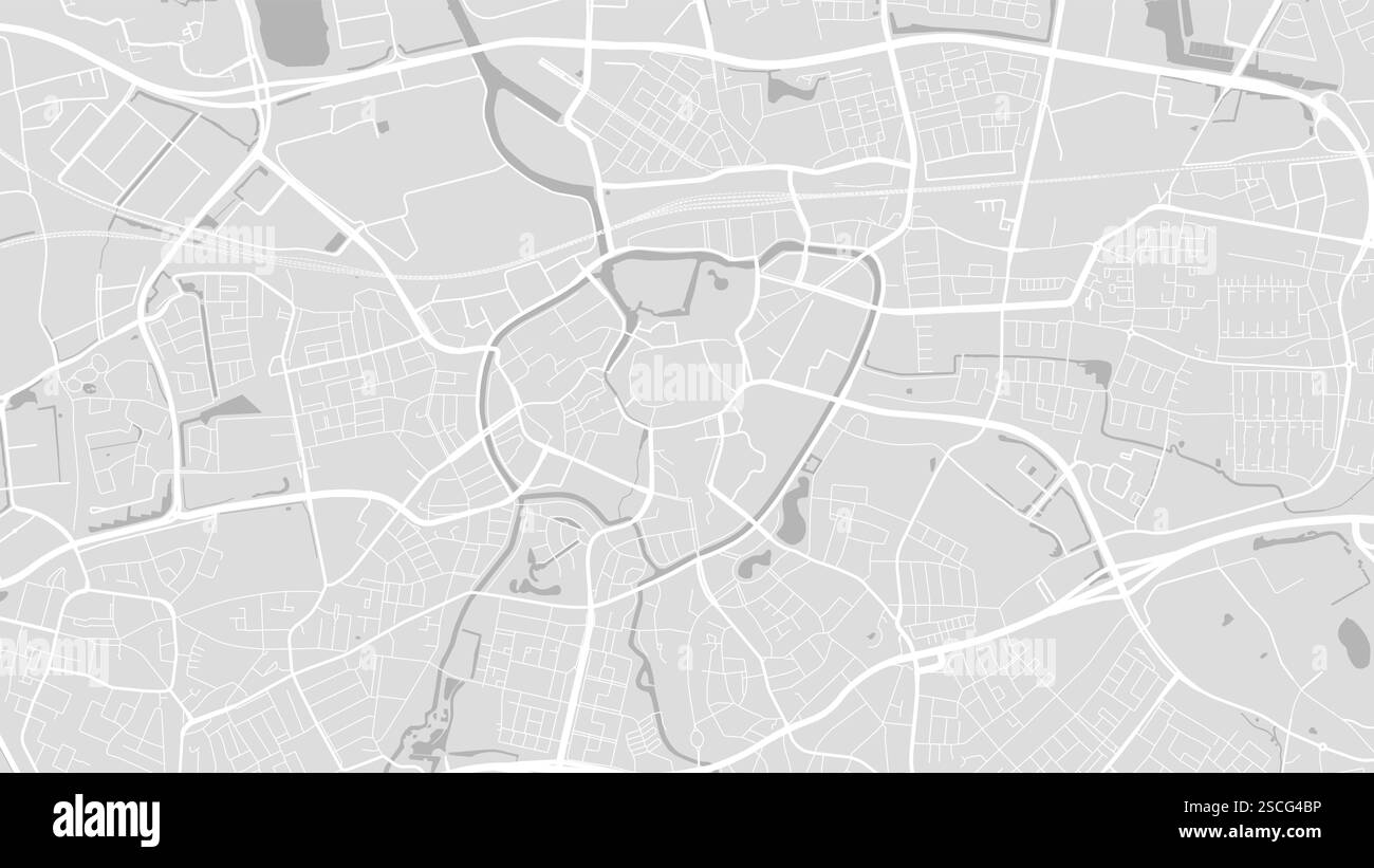 Background Breda map, Netherlands, white and light grey city poster ...