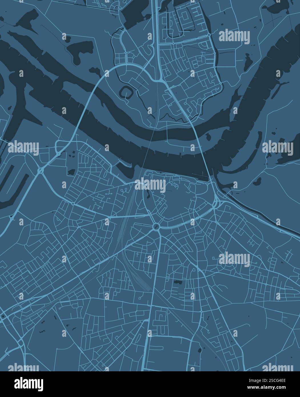 Dutch railway map Stock Vector Images - Alamy