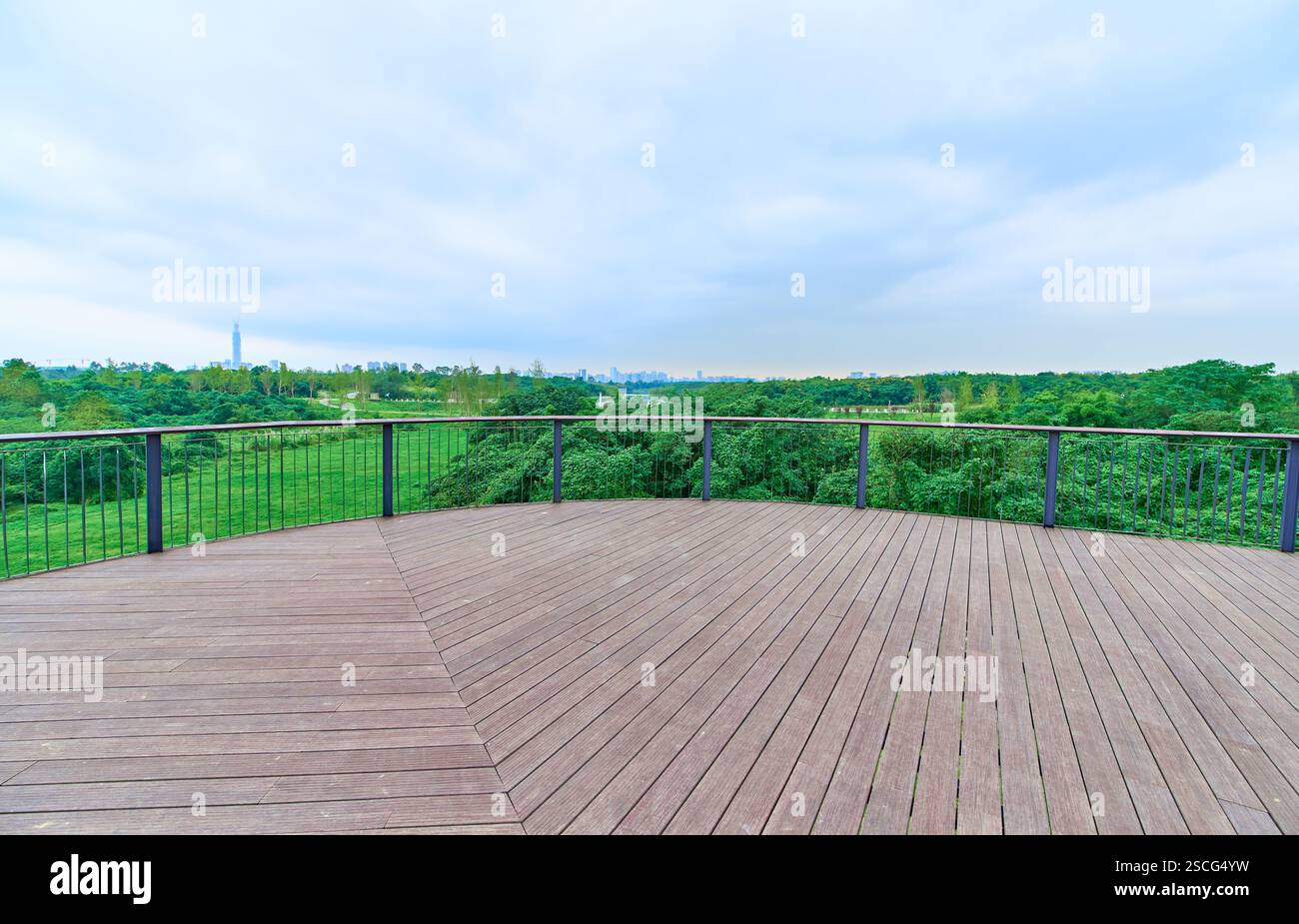 Qinglong Lake Wetland Park Observation Deck, Chengdu, Sichuan, China ...
