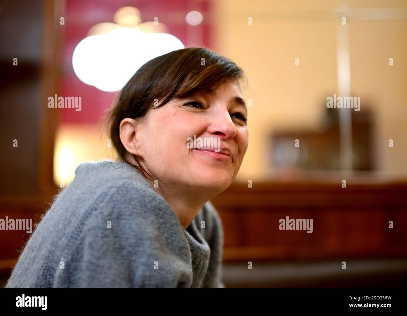 Austrian film director Johanna Moder during an interview with the APA ...