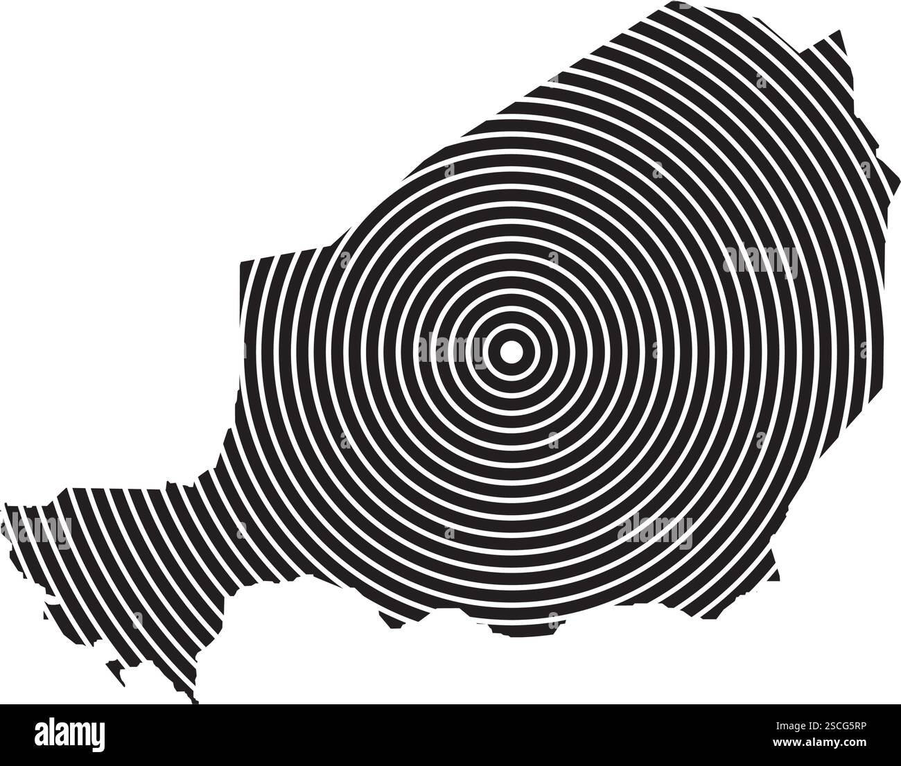 Niger Map Icon Illustration Element Symbol Design Stock Vector Image ...