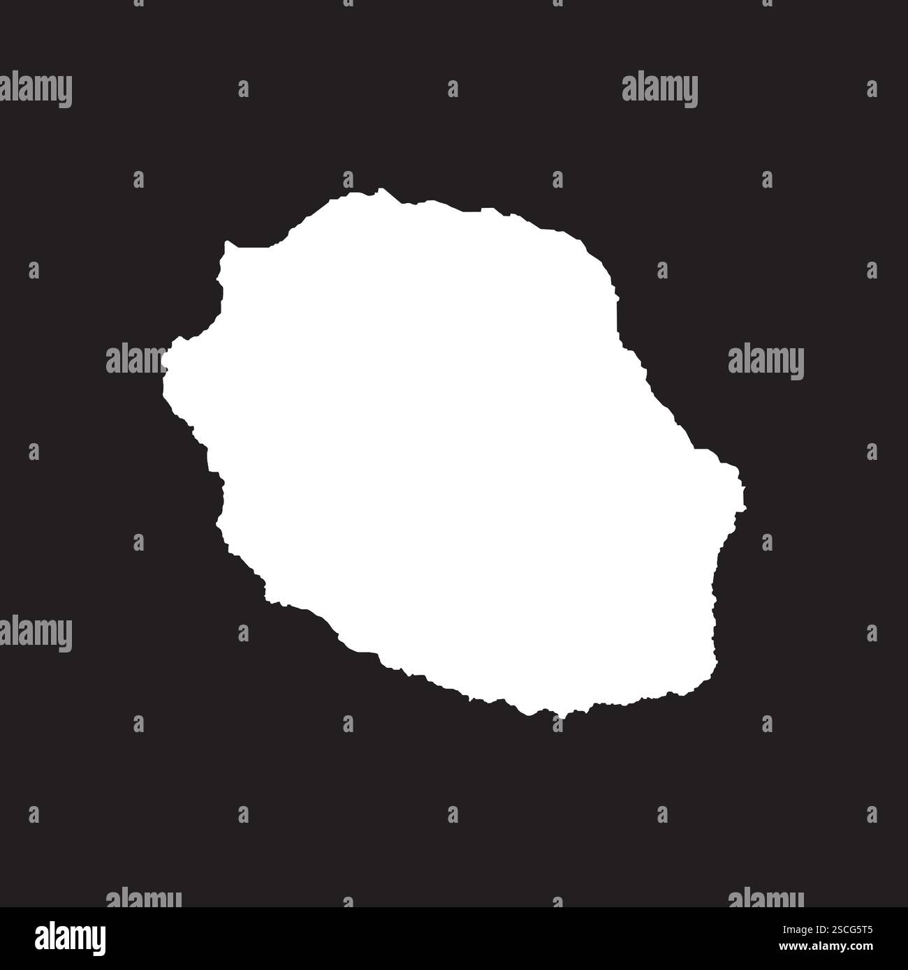 Reunion Map Icon Illustration Element Design Stock Vector Image & Art ...