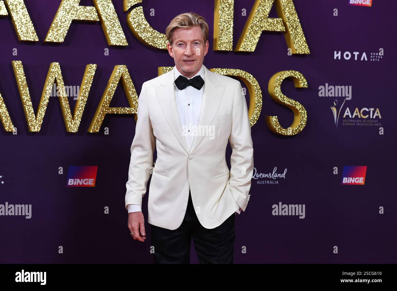 David Wenham poses for a photograph on the red carpet during the ...