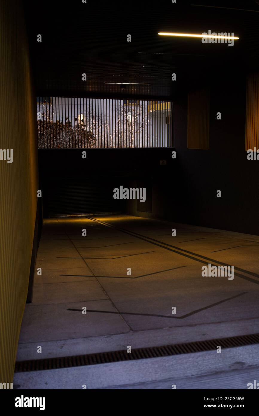 Underground parking entrance hi-res stock photography and images - Alamy