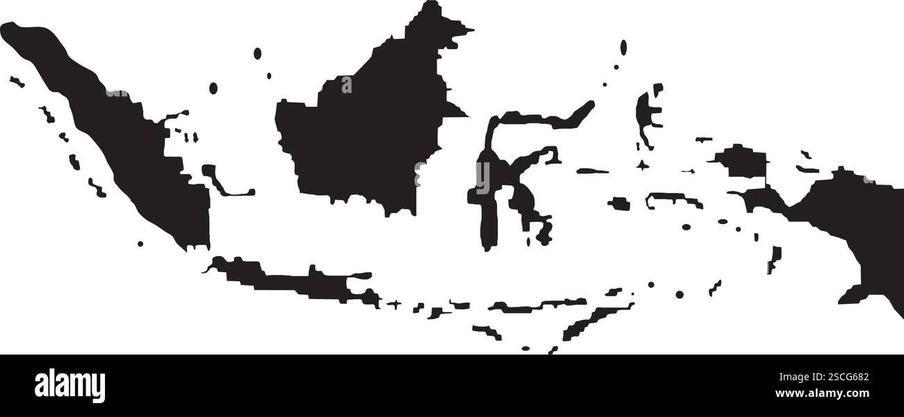 Indonesian Map Icon Element Symbol Design Stock Vector Image & Art - Alamy