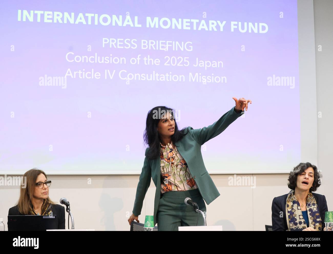 February 7, 2025, Tokyo, Japan - International Monetary Fund (IMF) first deputy managing ...