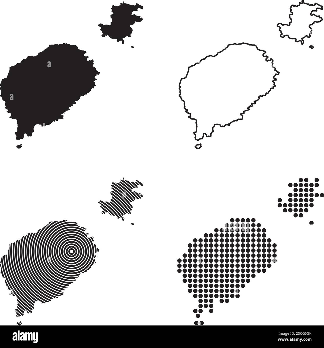 Sao Tome and Principe Map Icon Element Symbol Design Stock Vector Image ...