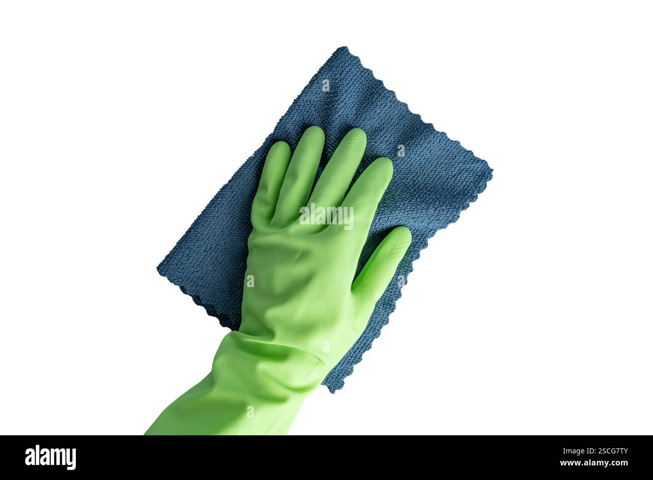 Woman cleaning wiping dust Cut Out Stock Images & Pictures - Alamy