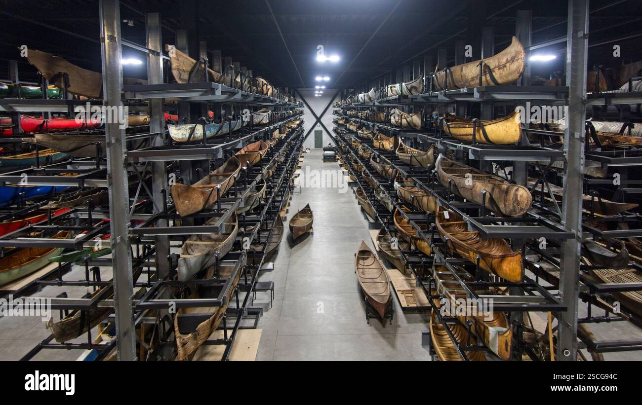 Peterborough Canada - 4 January 2025 - The Canadian Canoe Museum in ...