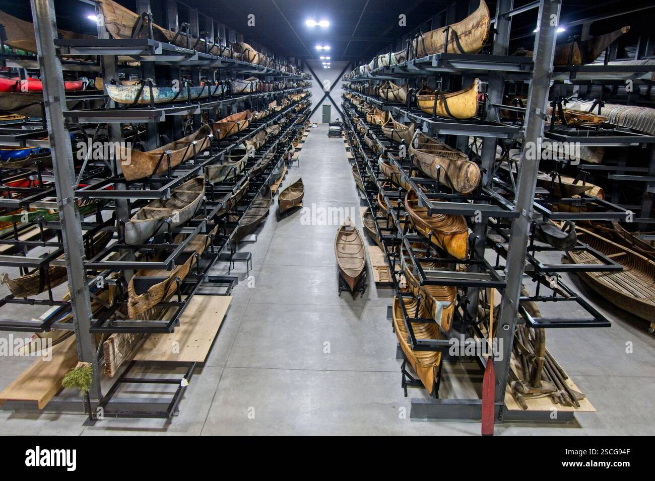 Peterborough Canada - 4 January 2025 - The Canadian Canoe Museum in ...