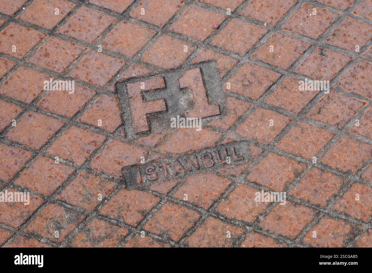 ISTANBUL, TURKIYE - SEPTEMBER 07, 2024: F1 sign in Istanbul Park ...