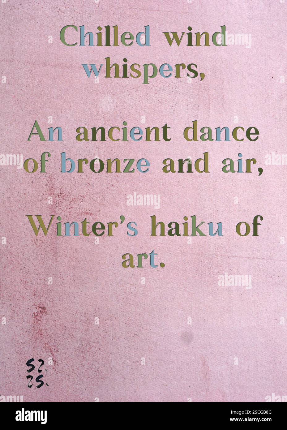 Chilled wind whispers, An ancient dance of bronze and air, Winter's ...