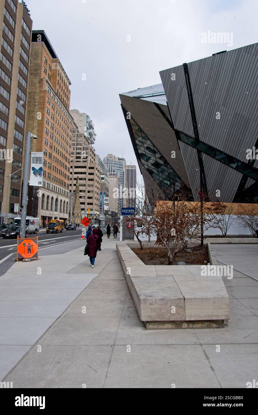 Toronto Canada - 7 January 2025 - Royal Ontario Museum in downtown ...