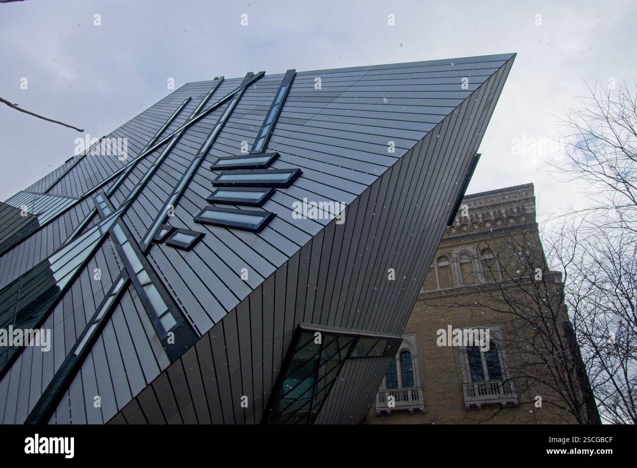 Toronto Canada - 7 January 2025 - Royal Ontario Museum in downtown ...