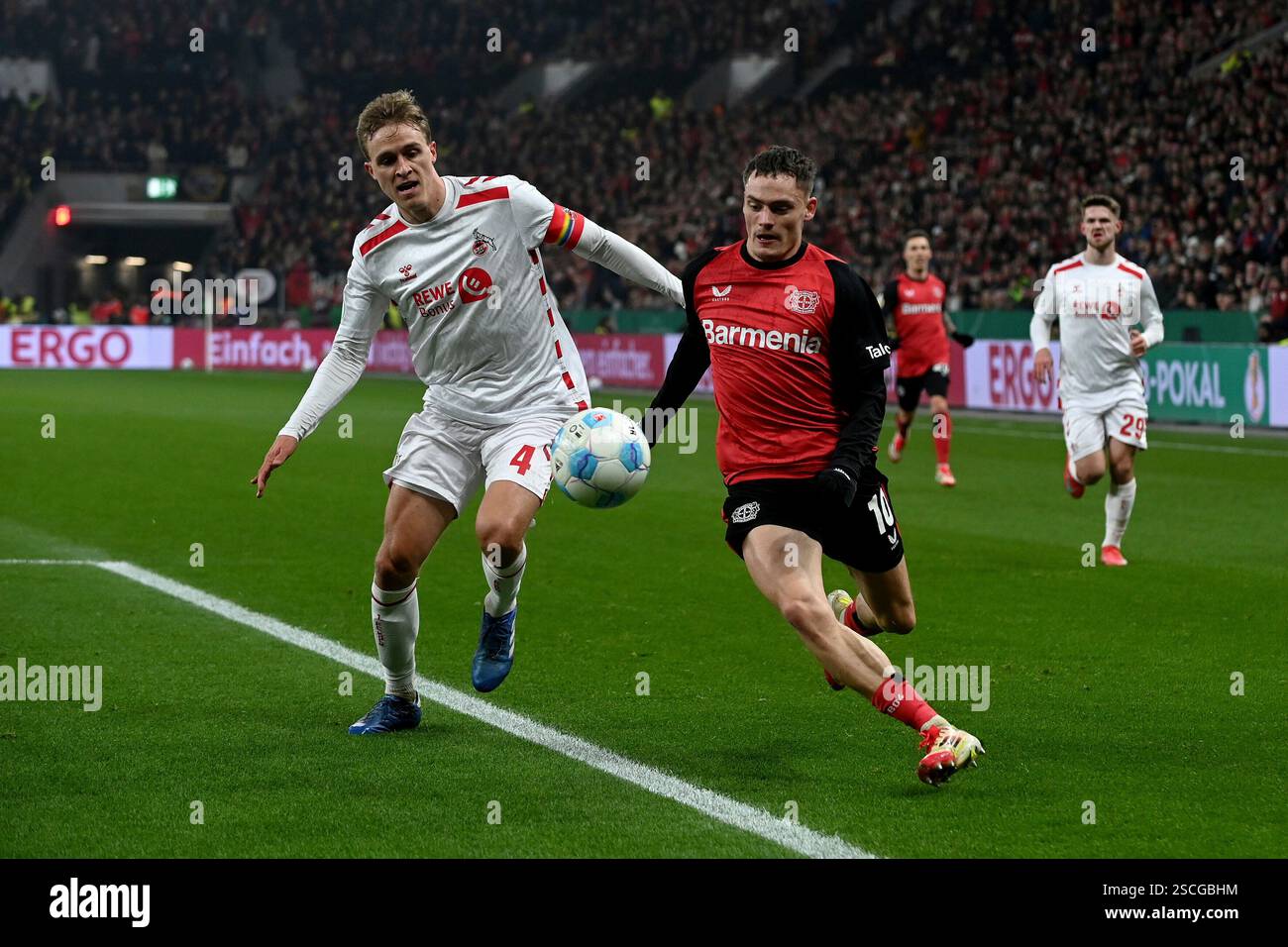 Leverkusen, Deutschland. 05th Feb, 2025. Fussball; DFB-Pokal; Viertelfinale; Saison 2024/2025 ...