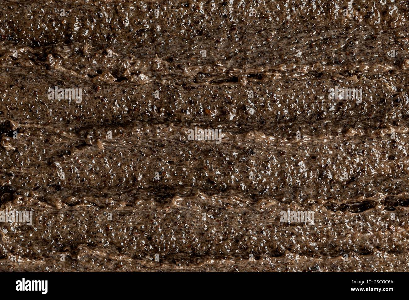 Texture of the brown body scrub. Texture background. Product ...