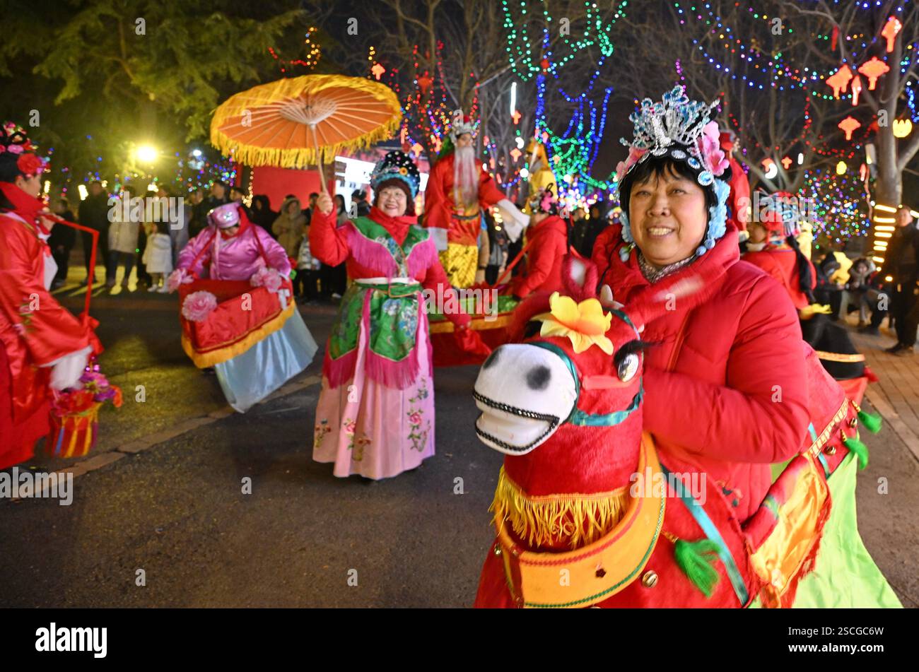 People celebrate the Spring Festival in Puyang City, central China's ...