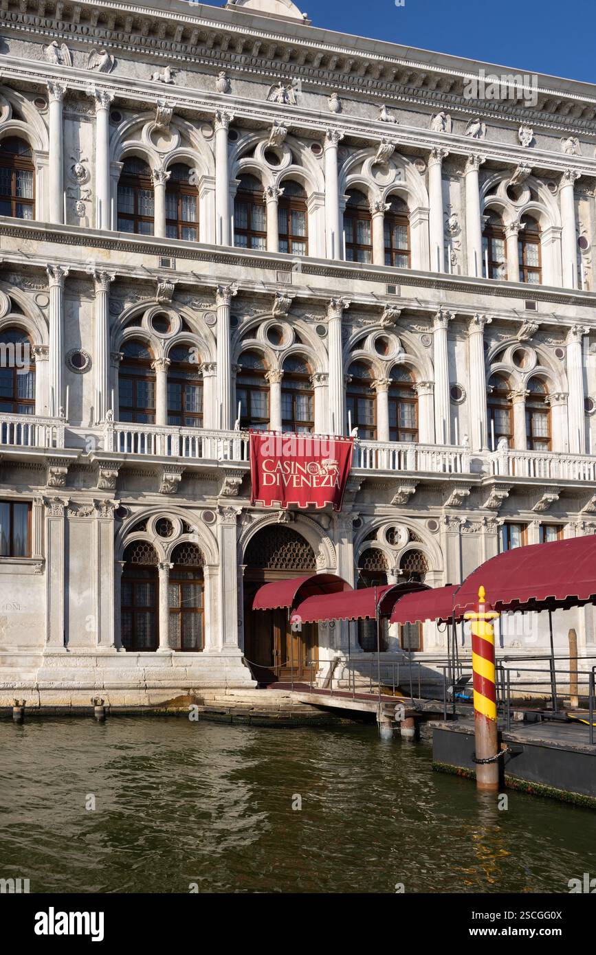 Venice, Italy - Sept 5, 2022: Palazzo Ca Vendramin Calergi, considered ...