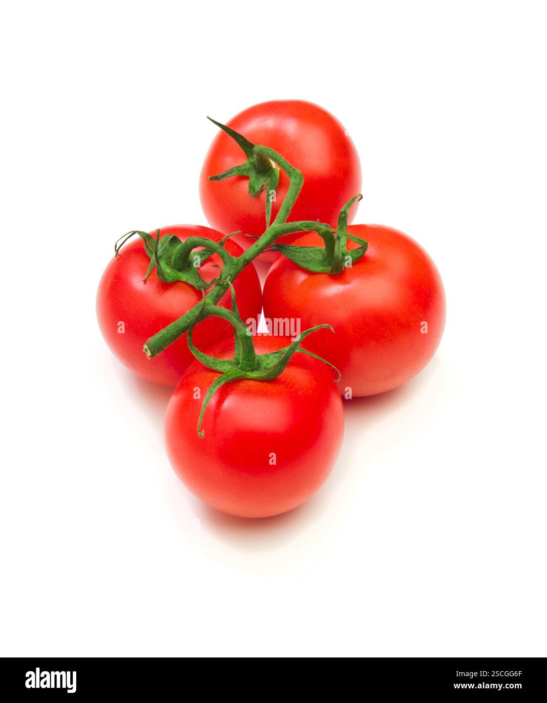red tomato vegetable isolated on white background Stock Photo - Alamy