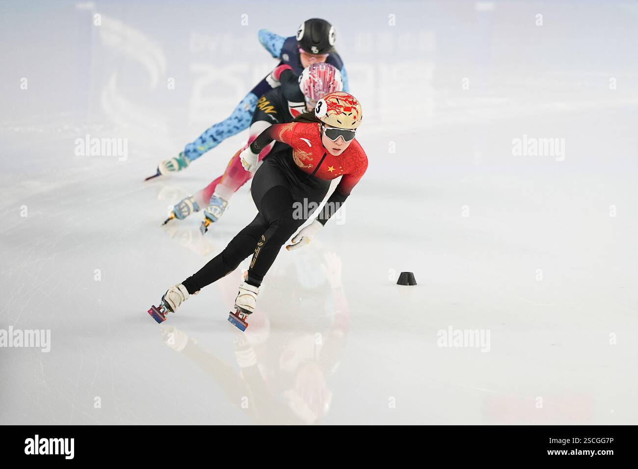 Harbin,China.7th February 2025. Gong Li #3 of China competes in the ...