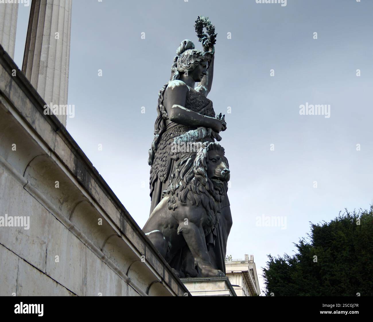 Bavaria statue is a monumental, bronze sand-cast 19th-century statue in ...
