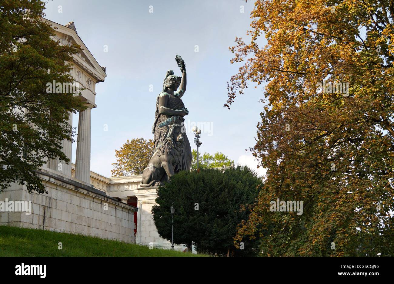Bavaria statue is a monumental, bronze sand-cast 19th-century statue in ...