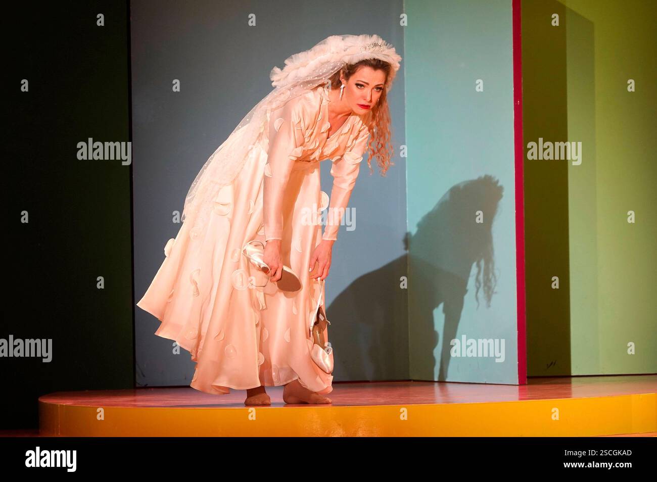 Paulina Plucinski bei der Fotoprobe der Oper Pferd frisst Hut unter der ...