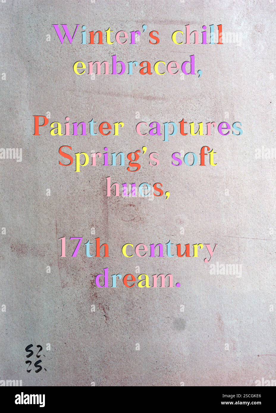 Winter's chill embraced, Painter captures Spring's soft hues, 17th ...