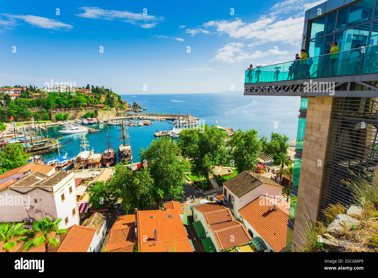 Turkey May 17 2017 The Ancient Port Of The Old City Of Antalya Stock