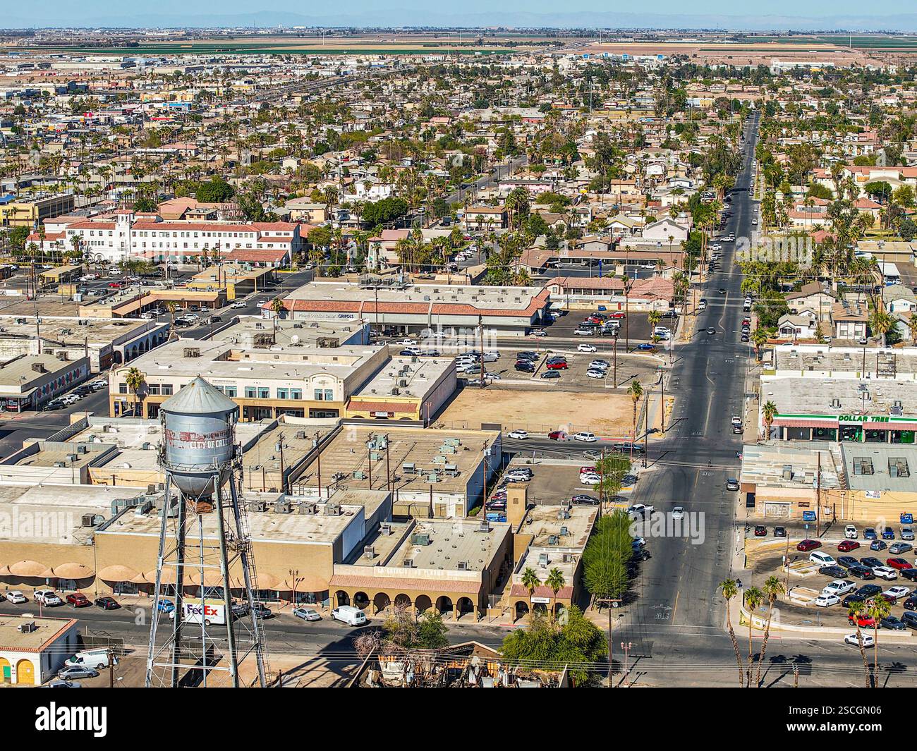 Aerea de la ciudad de Mexicali Baja California norte on February 6 ...