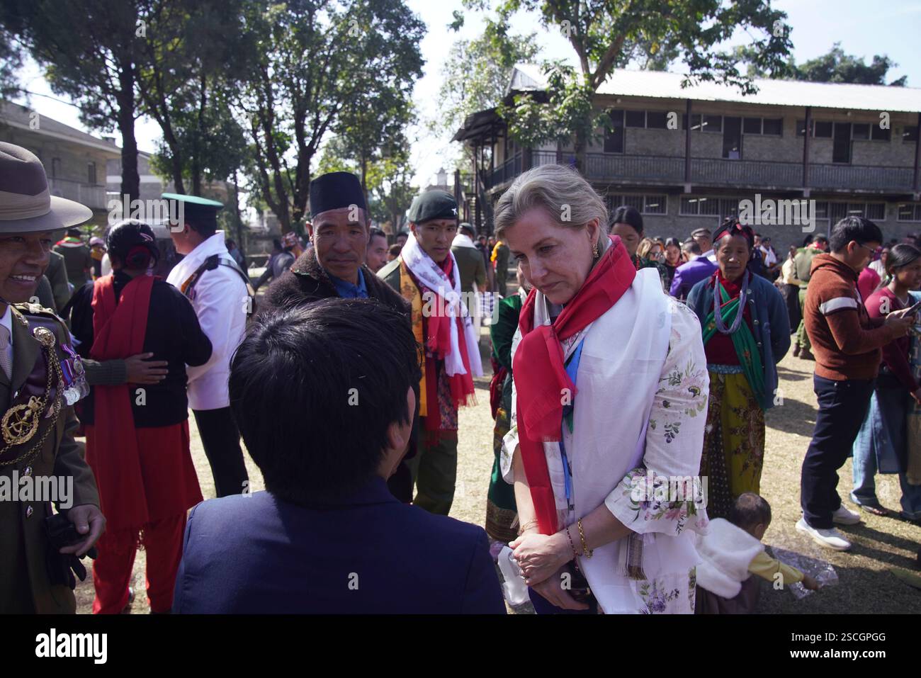 Sophia, Duchess of Edinburgh, attends the Attestation Parade in Pokhara ...
