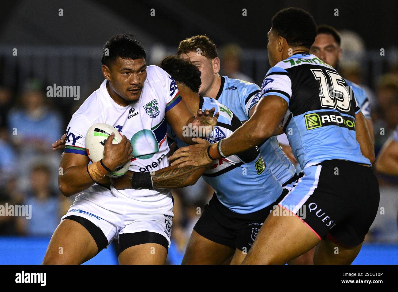 Sydney, Australia. 07th Feb, 2025. Edward Kosi of the Warriors is ...