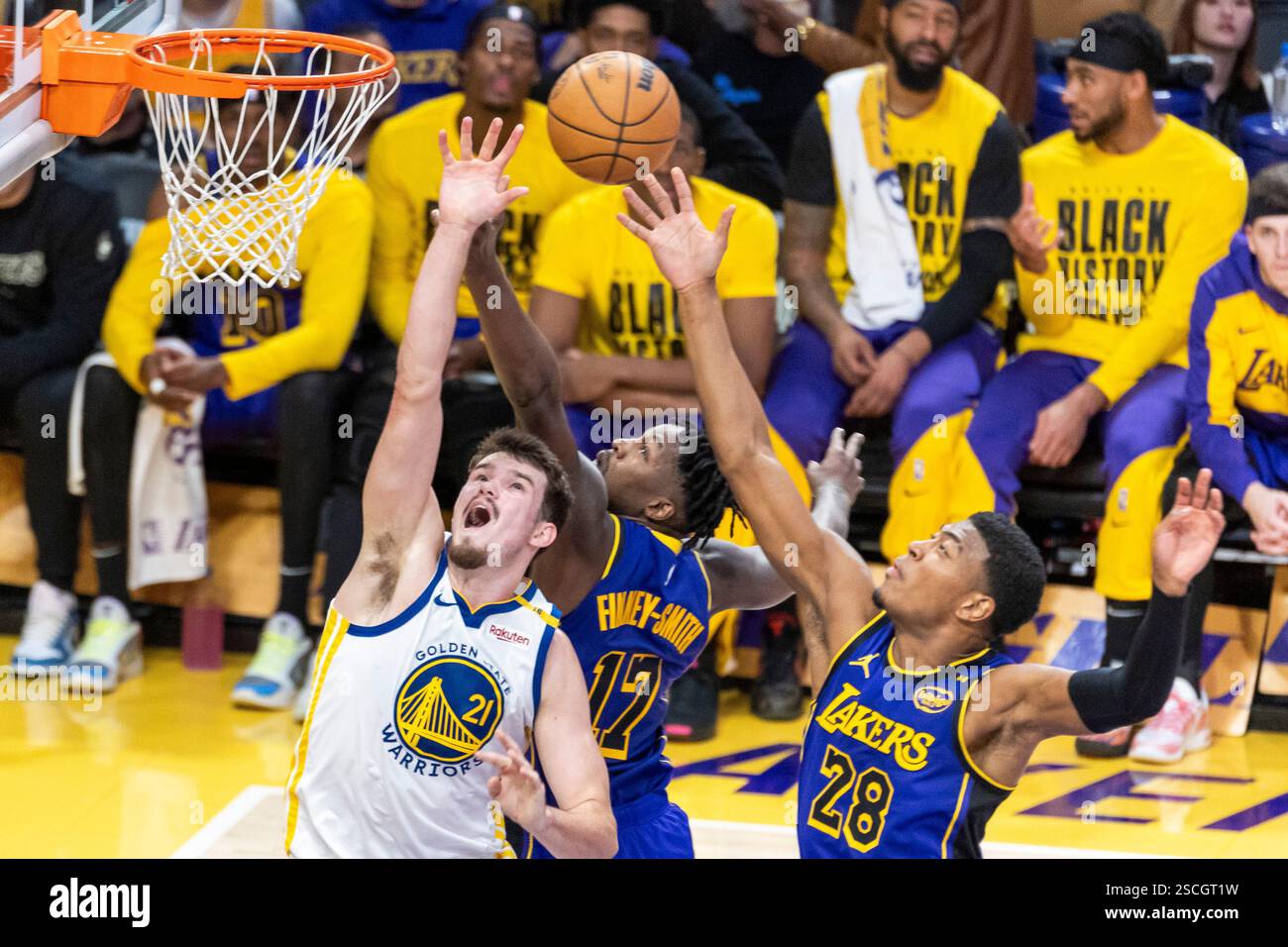 Los Angeles, United States. 06th Feb, 2025. Golden State Warriors ...