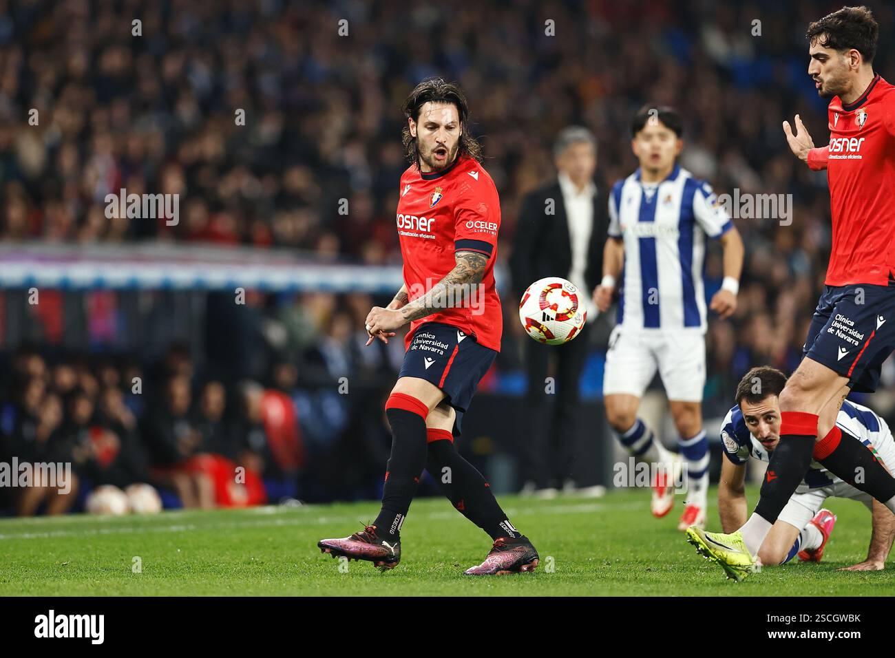 San Sebastian, Spain. 6th Feb, 2025. Juan Cruz (Osasuna) Football ...