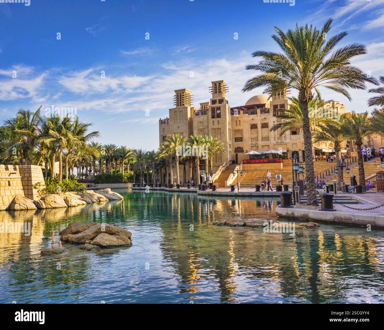 DUBAI, UAE - NOVEMBER 15: View of the Souk Madinat Jumeirah.Madinat ...