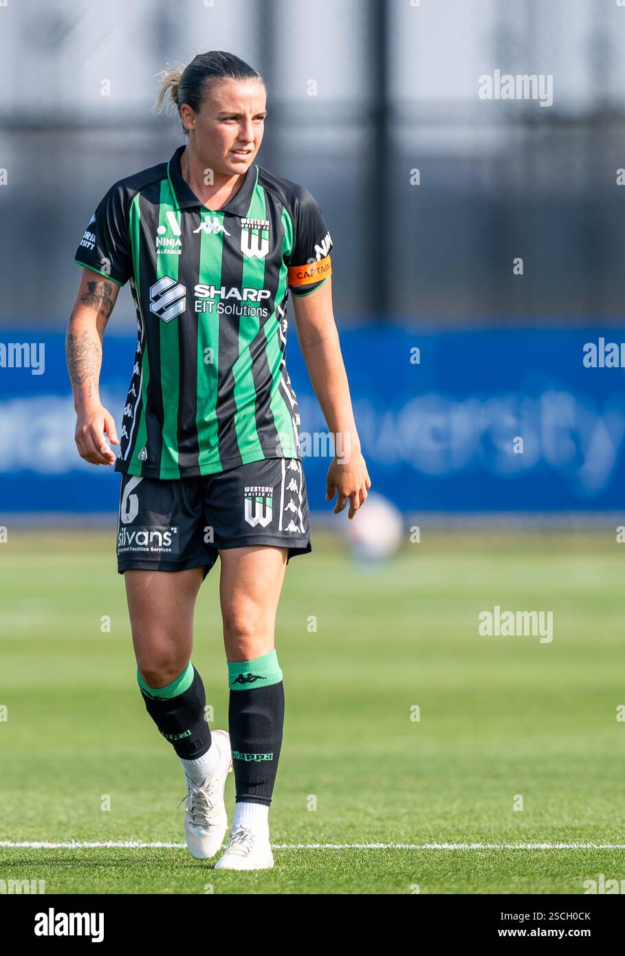 Western United's captain Chloe Logarzo seen during the A-League Women ...