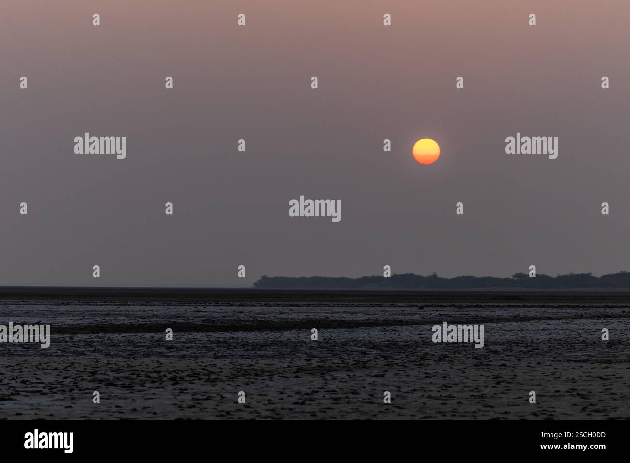 Bright orange sun over hi-res stock photography and images - Alamy
