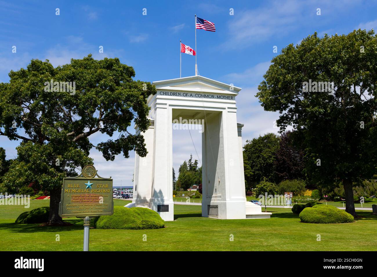 Peace Arch Park is an international park consisting of Peace Arch ...