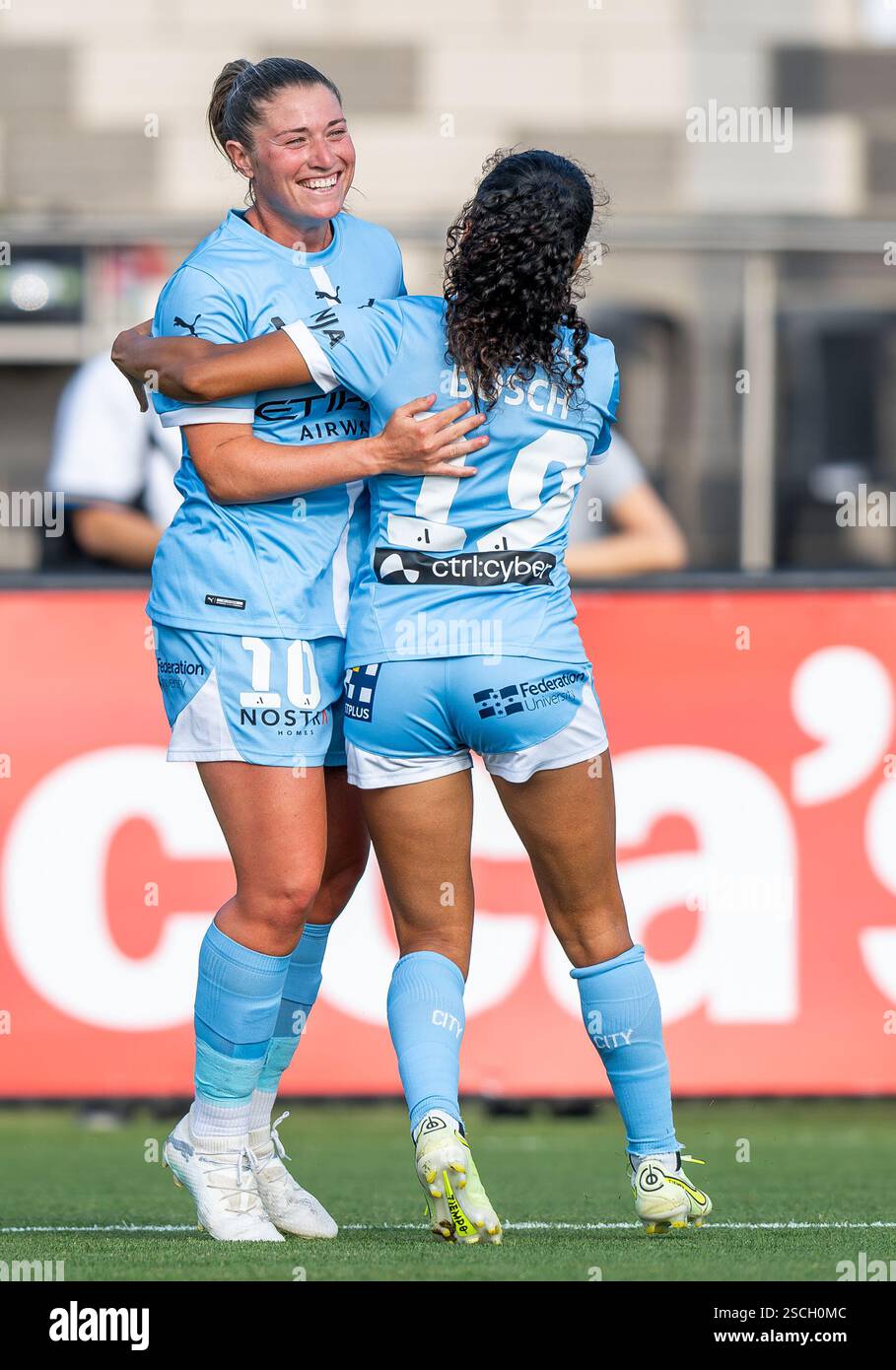 Casey, Australia. 05th Feb, 2025. Melbourne City's Rhianna Pollicina (L ...